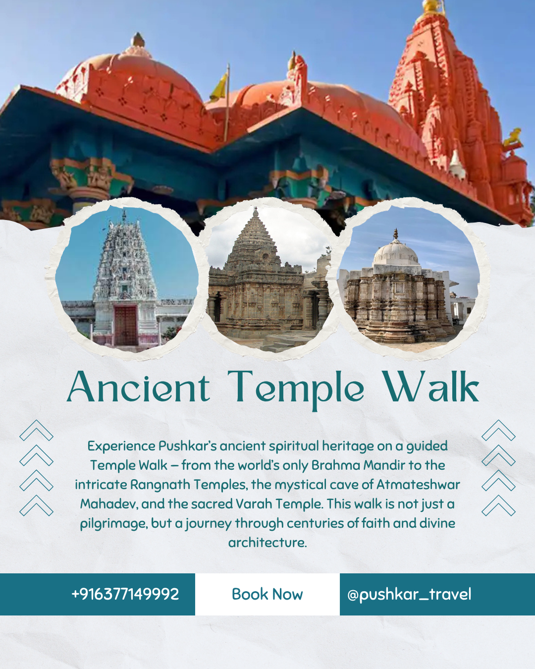 Ancient Temple Walk – Pushkar Travel